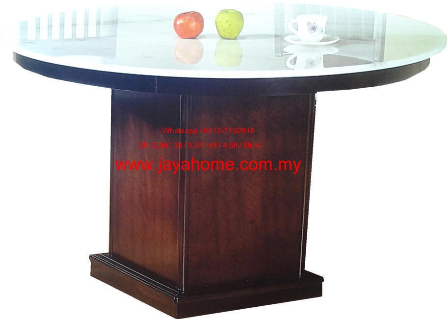 Round 100% Natural Marble Top 5ft